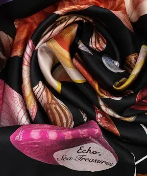 Echo Sea Treasures Scarf - Black
