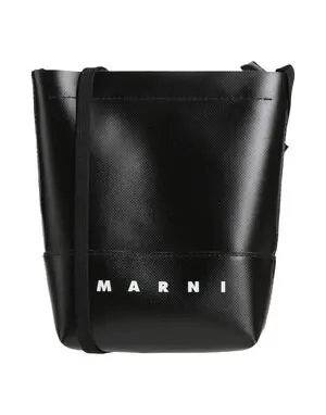 Marni Canvas Cross-body Bucket Bag - Black