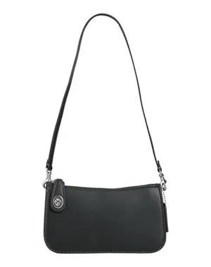 COACH Leather Baguette Bag With Detachable Strap
