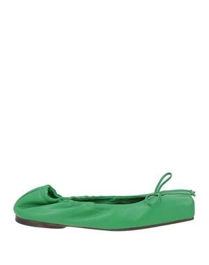Jacquemus JACQUEMUS Leather Ballet Flats Green