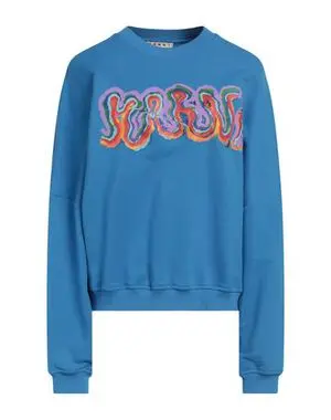 Marni Sweatshirt With Graphic Print - Azure