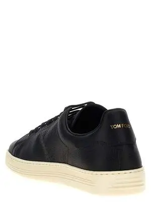 TOM FORD Leather Logo Sneakers
