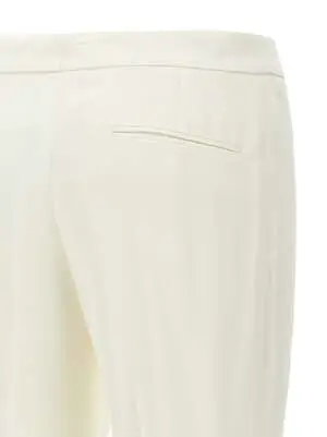 Alexander McQueen Crepe Straight Pants
