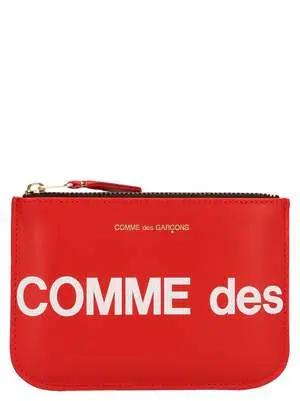 Comme Des Garçons Huge Logo' Purse - Red