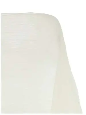 Issey Miyake Basic Madame-T Small Stole - White | Editorialist