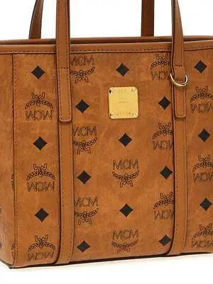 Mcm Toni' Mini Shopping Bag - Brown