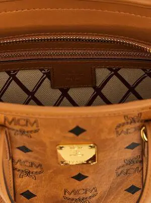 Mcm Toni' Mini Shopping Bag - Brown