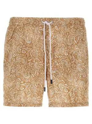 BARBA NAPOLI Paisley Floral Swimsuit - Brown