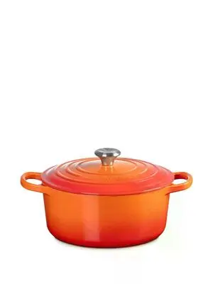 LE CREUSET Cocotte Cast Iron Casserole Dish - Orange