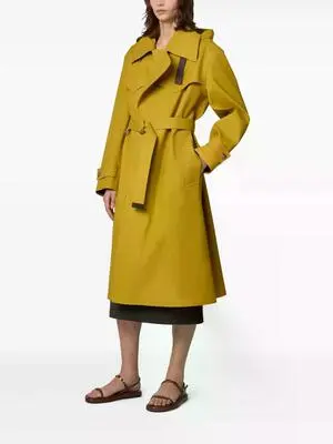 TOD'S Belted Double-breasted Trench Coat