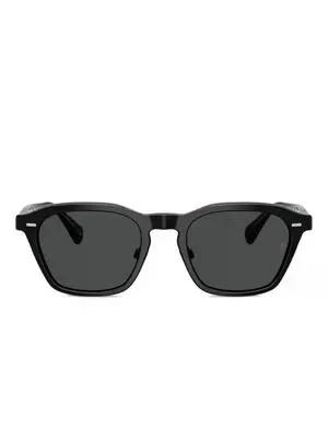 Oliver Spencer Square Frame Sunglasses - Black