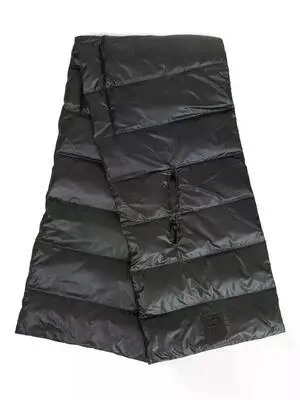 COMMON LEISURE Puffer Scarf - Black