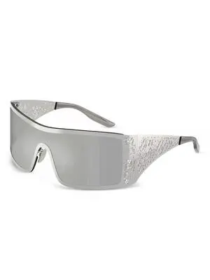 Dolce & Gabbana Shield Frame Sunglasses - Silver