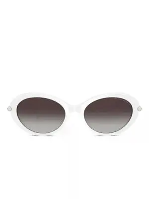 Michael Kors Round Frame Sunglasses - White