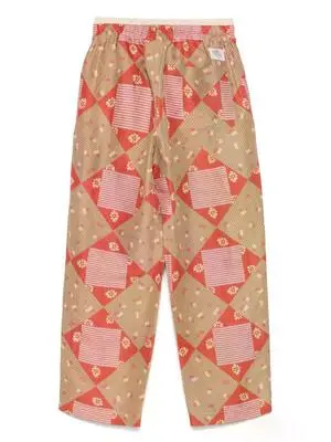 RANRA Mix-print Trousers