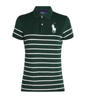 Polo Ralph Lauren Wimbledon Stripe Polo Shirt - Green