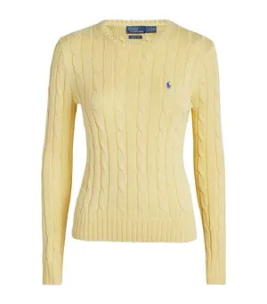 Polo Ralph Lauren Cotton Cable-knit Julianna Sweater