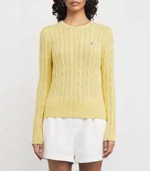 Polo Ralph Lauren Cotton Cable-knit Julianna Sweater