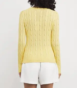 Polo Ralph Lauren Cotton Cable-knit Julianna Sweater