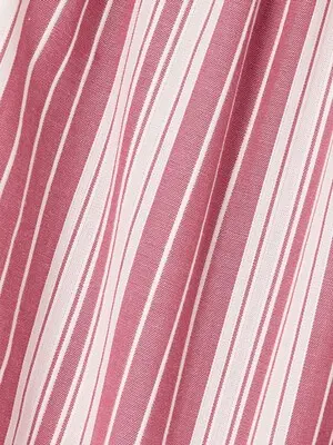 Faithfull The Brand Elva Striped Cotton Shorts - Pink