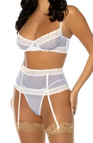 OH LA LA CHERI Morgan Lace Trim Underwire Bra