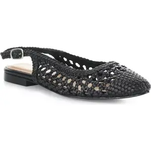 BOS. & CO. Willow Slingback Flats - Black