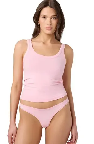 FLORENCE BY MILLS Stretch Cotton Camisole - Candy Pink