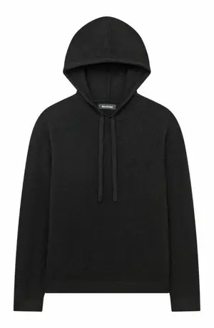 Naadam Off-duty Cashmere Hoodie - Black