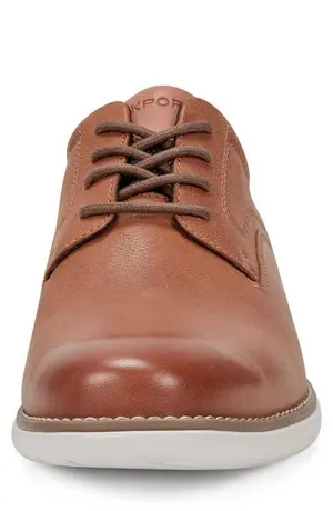 Rockport Garett Plain Toe Derby - Light Natural