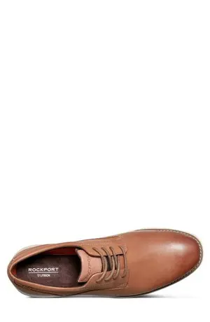 Rockport Garett Plain Toe Derby - Light Natural