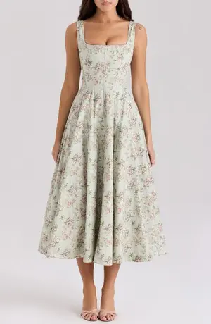 Women's Vintage Style Midi Dresses