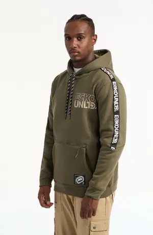 ECKO UNLTD. Stacked Up Hoodie - Olive