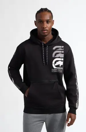 ECKO UNLTD. Pop Tape Printed Hoodie - Black