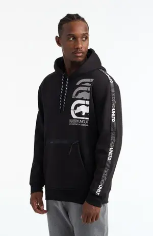 ECKO UNLTD. Pop Tape Printed Hoodie - Black