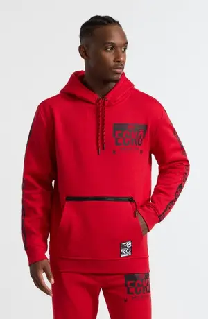 ECKO UNLTD. Truss Zip Up Hoodie - True Red