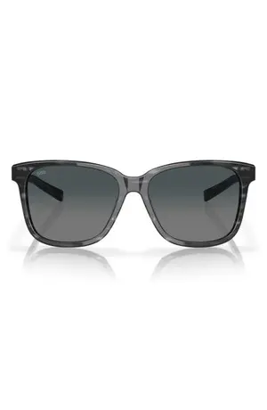 COSTA DEL MAR Costa Del Mar Ulu 56mm Square Sunglasses Tortoise/gray Gradient