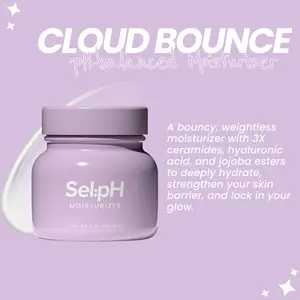 SELPH Cloud Bounce Moisturizer With Hyaluronic Acid + 3x Ceramides + Jojoba