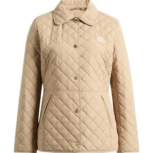 Ralph Lauren Lauren Ralph Lauren Diamond Quilted Jacket Birch Tan