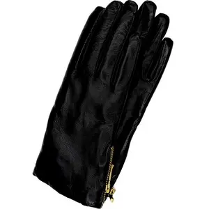 PAULA ROWAN Jacqueline Leather Gloves - Black