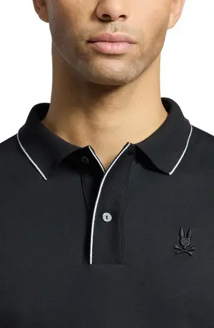 Psycho Bunny Bryce Performance Polo - Black
