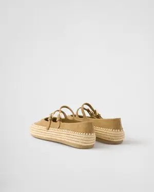 Prada Suede Ballerinas