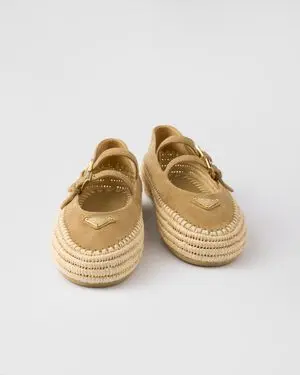 Prada Suede Ballerinas