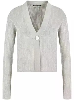 Armani Exchange Cropped V-neck Cardigan