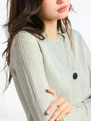Armani Exchange Cropped V-neck Cardigan