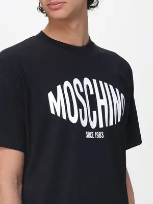 Moschino Cotton T-shirt With Logo - Black