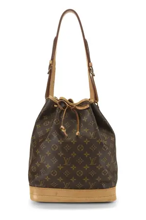 LOUIS VUITTON Monogram Canvas Bucket Bag - Brown