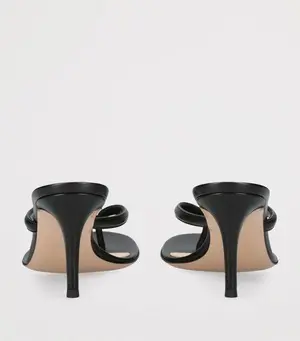 GIANVITO ROSSI Leather Calypso 45 Sandals - Black
