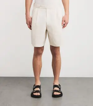 Fred Perry Cotton-blend Twill Tennis Shorts
