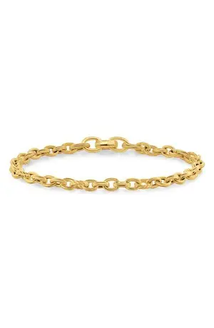 David Yurman Dy Mercer Petite Chain Bracelet - 18k Gold