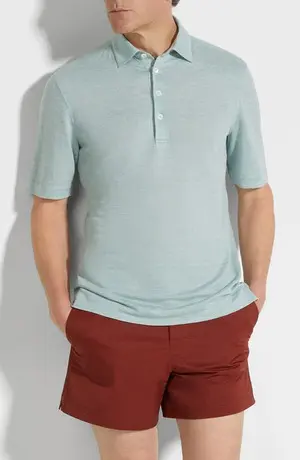 Zegna Linen Polo